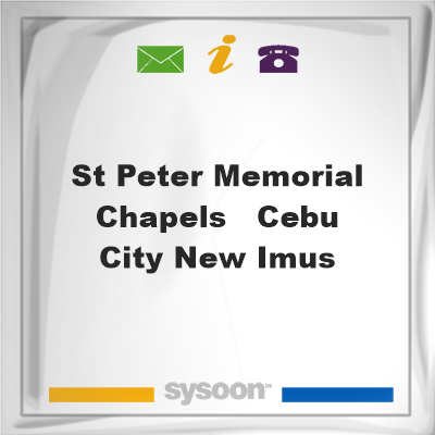 St. Peter Memorial Chapels - Cebu City, New Imus - Funeral directory [en]
