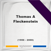 Thomas A Fleckenstein †43 (1956 - 2000) Gedenkstätte [de]